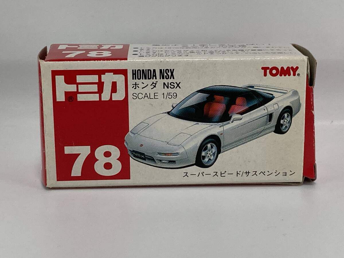 Yahoo!オークション - トミカ 赤箱 赤TOMY 78 ホンダ NSX