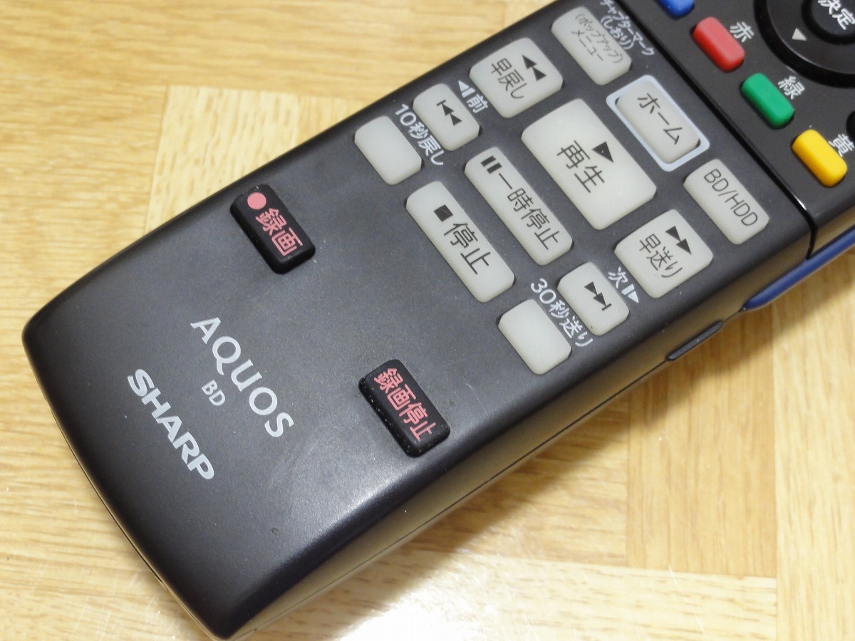 Yahoo!オークション - 程度良好 SHARP シャープ BDレコーダー BD-HDS4...