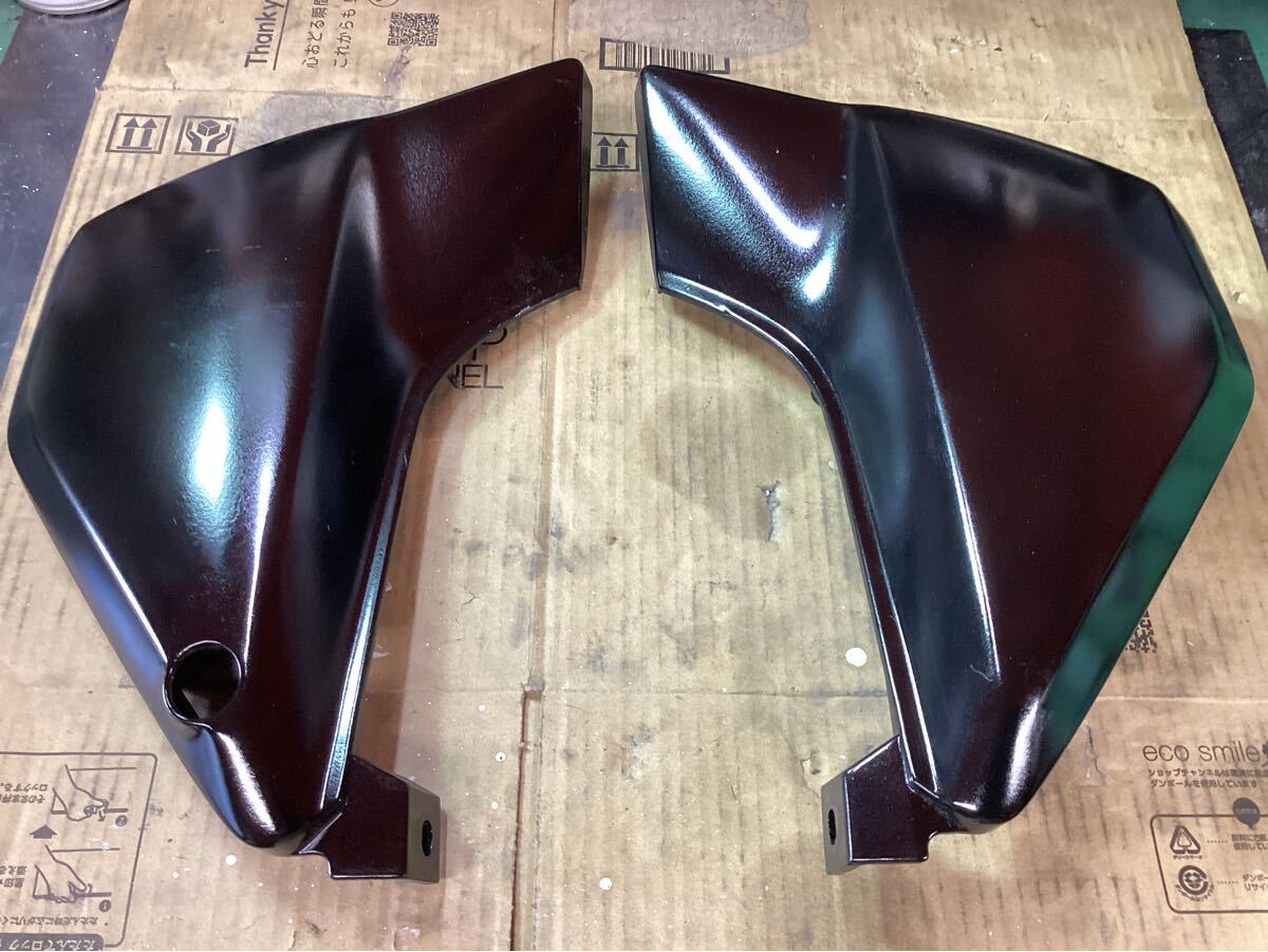 Yahoo!オークション - ZRX400 E1型サイドカバー左右 自家塗装あり