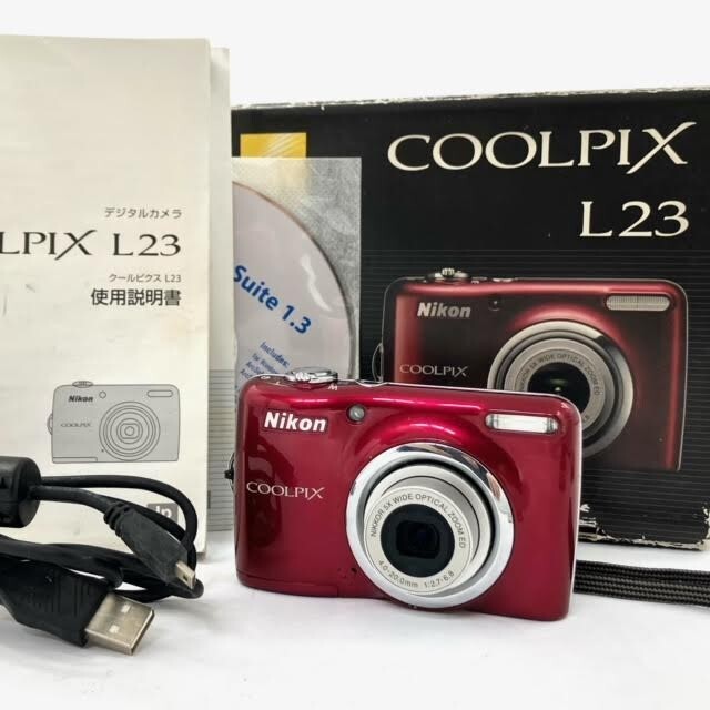 Yahoo!オークション - 仙106 Nikon COOLPIX L23 デジカメ コンデジ コ...