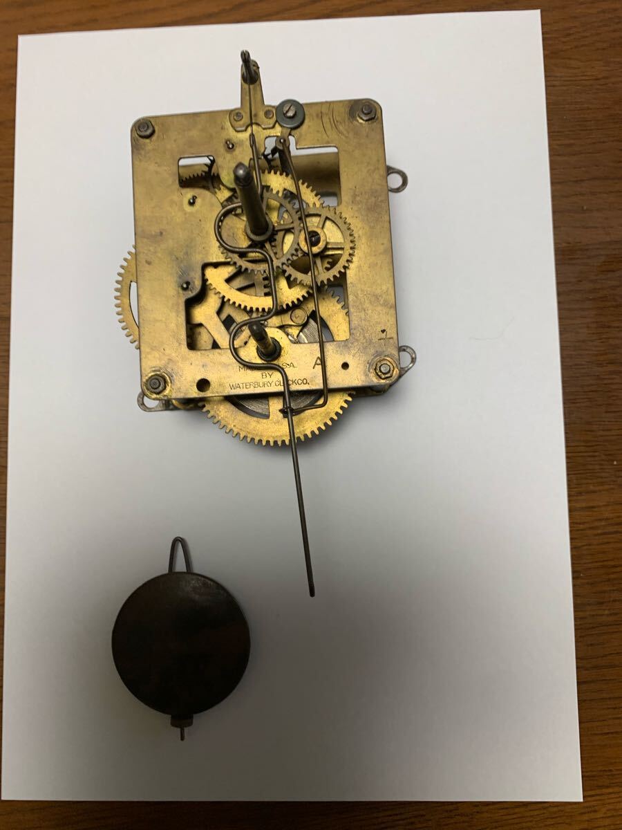 Yahoo!オークション - ウォーターベリー掛時計のムーブメント