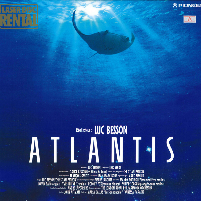 Yahoo!オークション - LASERDISC Movie Atlantis PILR2017 PIONEER LDC...