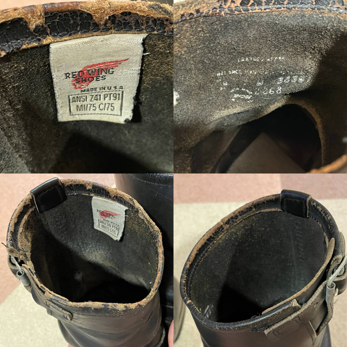 Yahoo!オークション - 【PT91】 2268/ 7D/ 後期刺繍/ レッドウィング