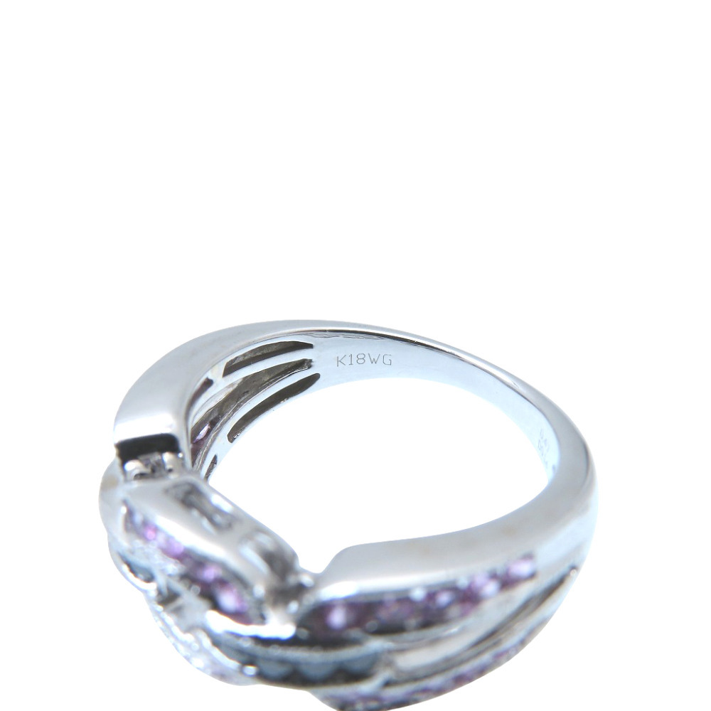 Yahoo!オークション - ピンクサファイア0.47ct / ブラックダイヤ 0.14c...