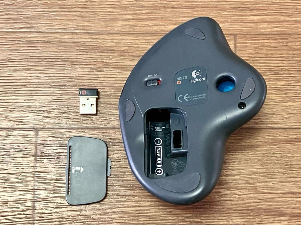 Yahoo!オークション - logicool M570 トラックボール Unifying ロジク...