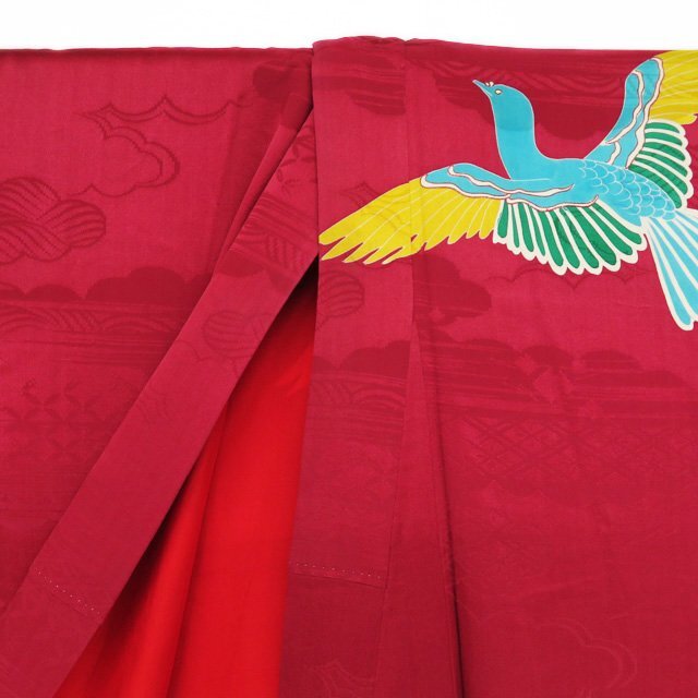 Yahoo!オークション - アンティーク 訪問着 着物 中古 正絹 袷 紋付き ...