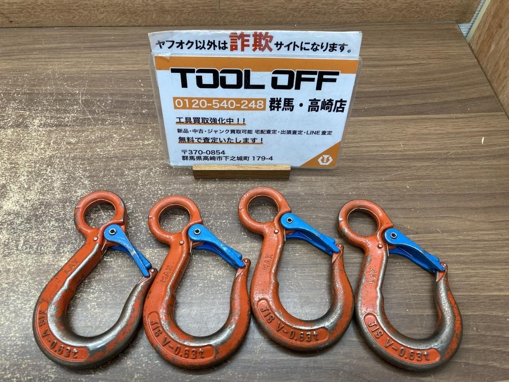 Yahoo!オークション - 002 おすすめ品 太洋 TAIYO フック V-0.63t 4個...