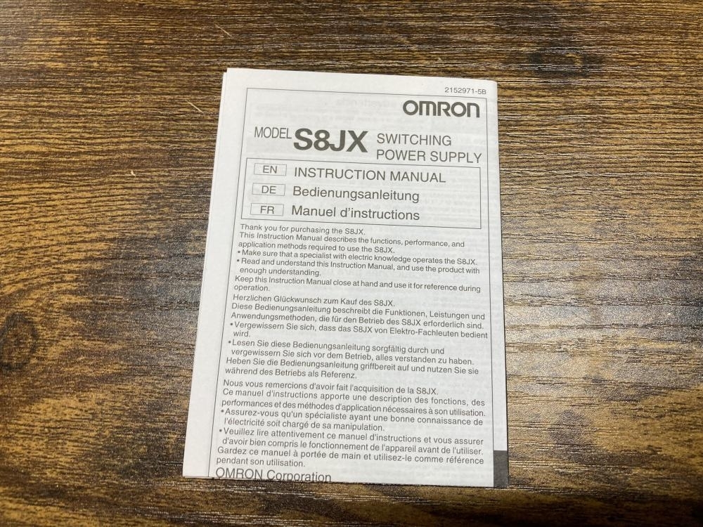 Yahoo!オークション - 025 未使用品 オムロン OMRON パワーサプライ S8...