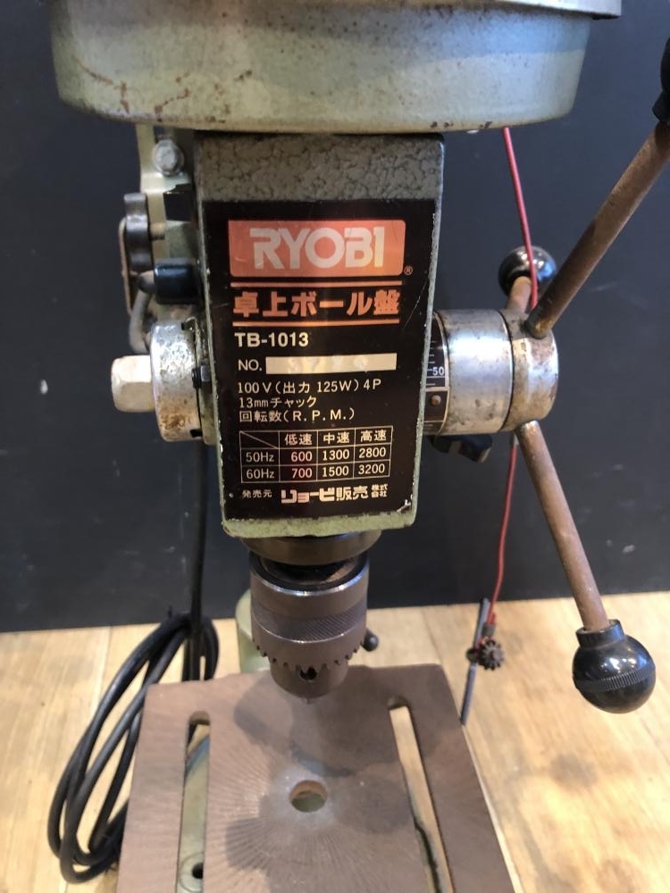 Yahoo!オークション - 001 おすすめ品 リョービ RYOBI 卓上ボール盤 TB...