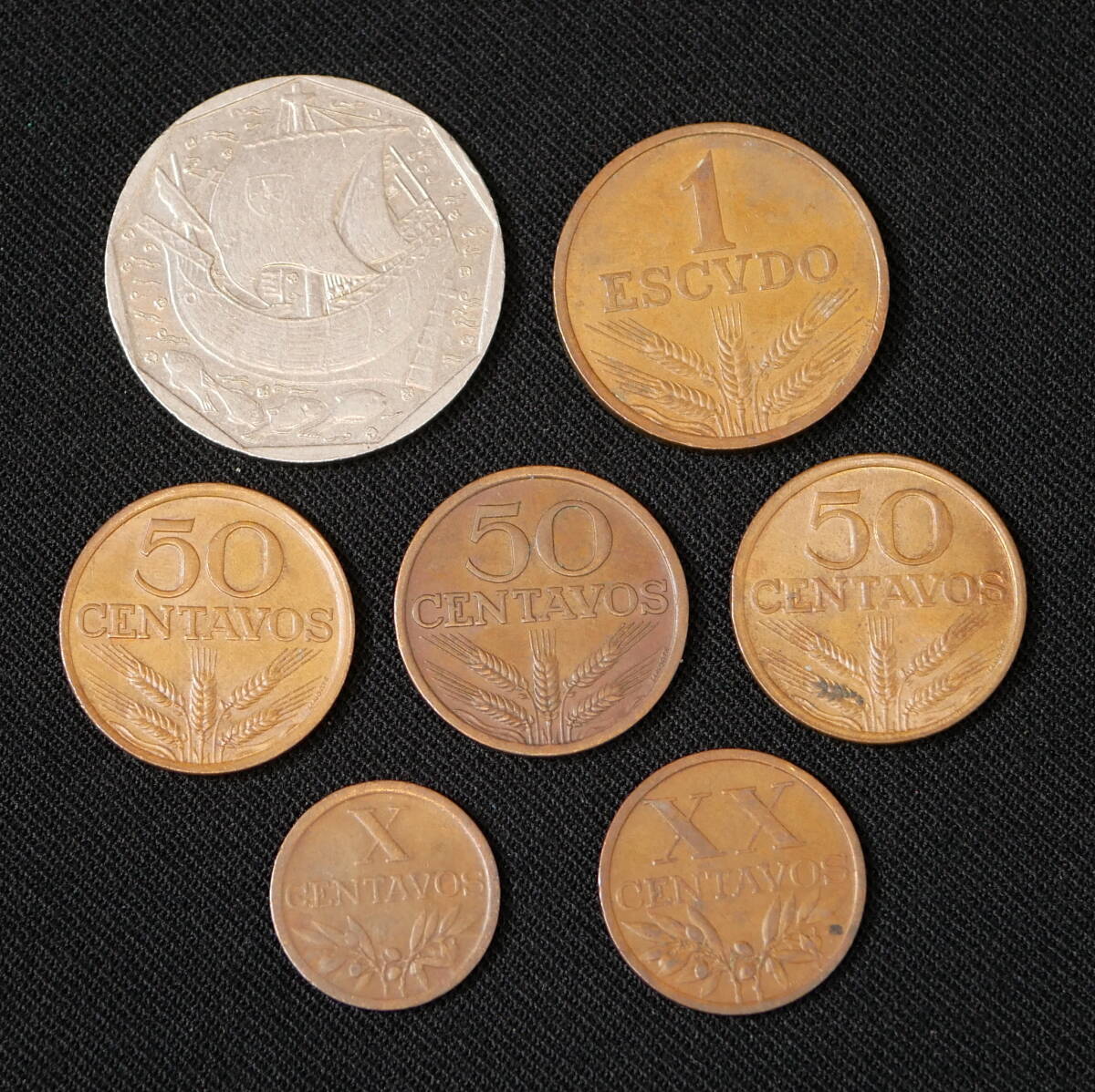 Yahoo!オークション - 送料210円(R705-F146) ポルトガル 50エスクード...