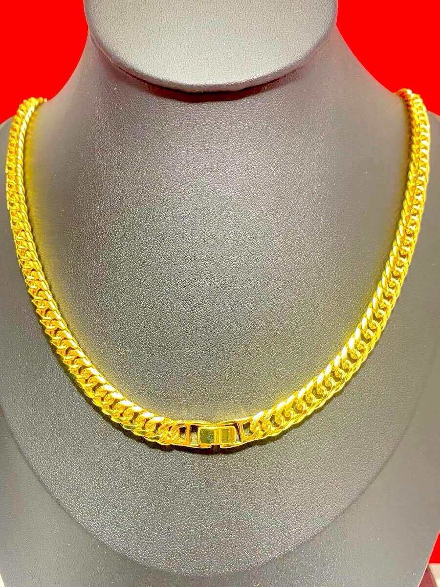 Yahoo!オークション - K-7 新品 送料無料 18kgp 喜平 ネックレス 7mm 5...