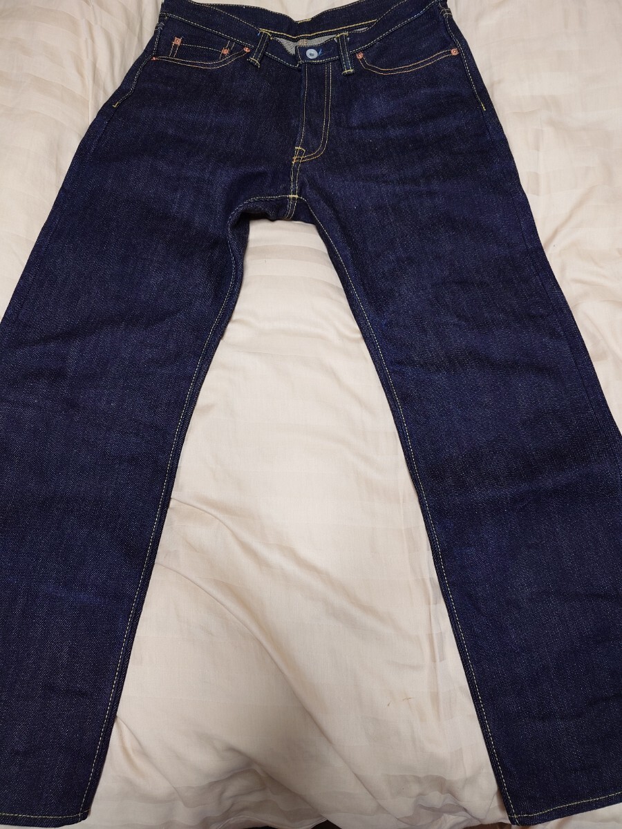 Yahoo!オークション - アイアンハート 25ozセルビッチデニム ストレー...