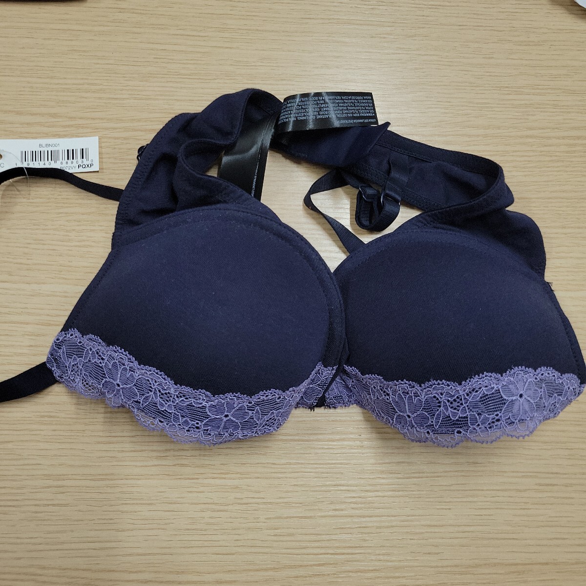 Yahoo!オークション - Amazon ワイヤーブラ サイズC75 紫レース