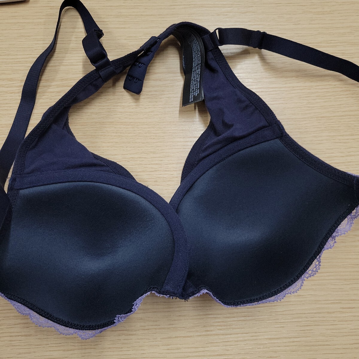 Yahoo!オークション - Amazon ワイヤーブラ サイズC75 紫レース