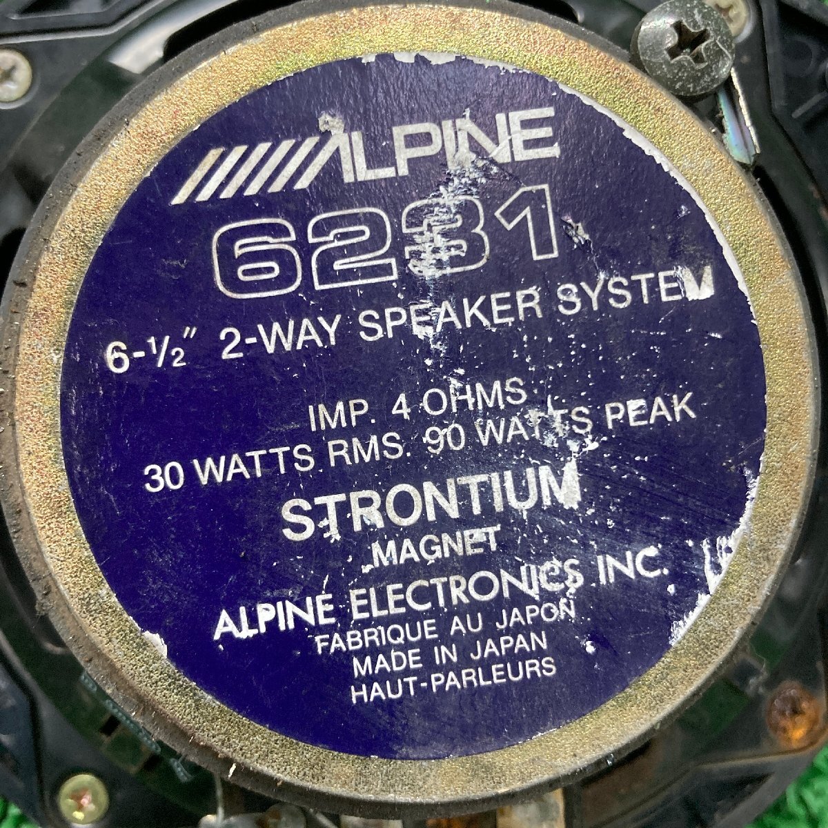 Yahoo!オークション - アルパイン スピーカー 6231 作動確認済 (W3926...