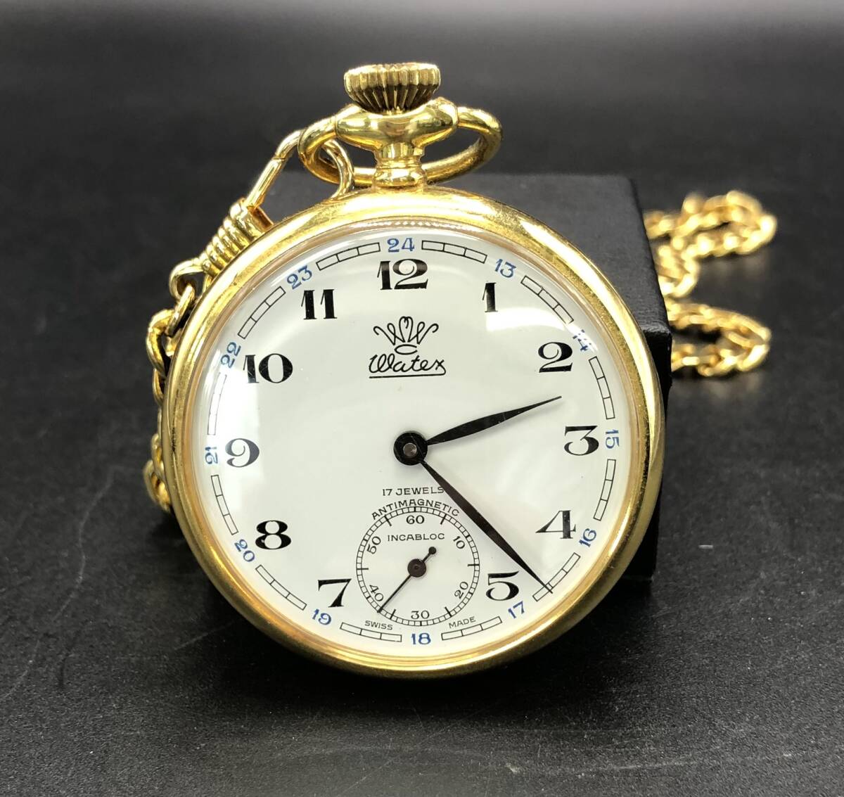 Yahoo!オークション - [A]時計 [WH-14025] (サ60)Watex(ワテックス) ゴ...