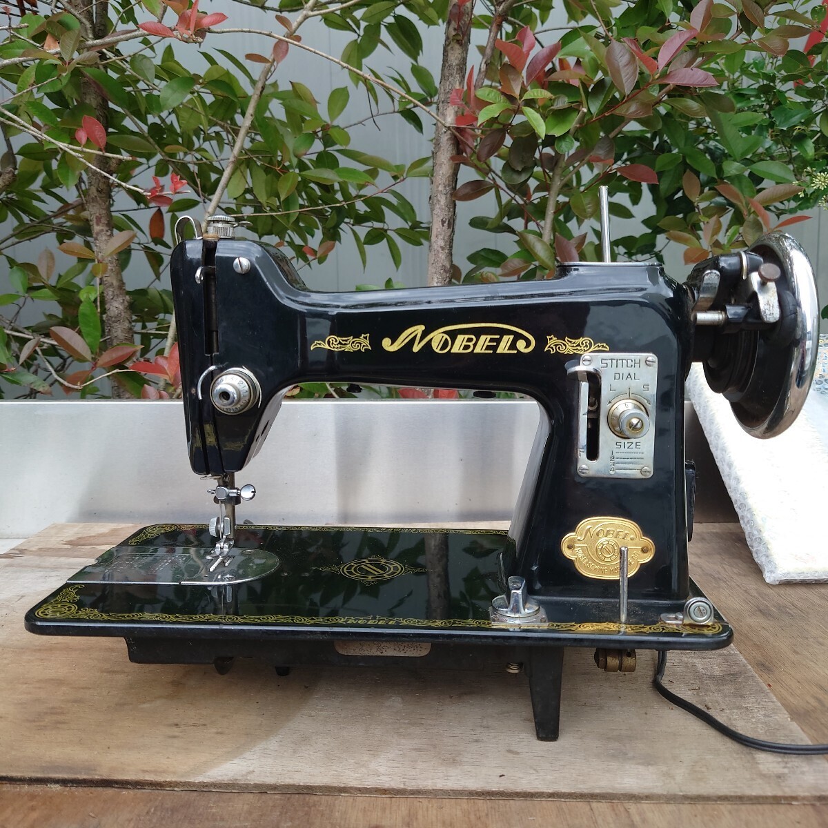 Yahoo!オークション - NOBELミシン レトロミシン 昭和レトロ アンティ...