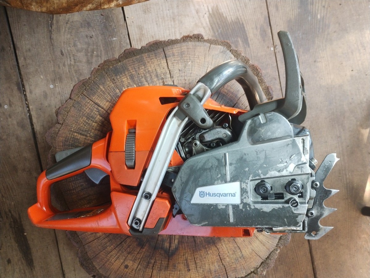 Yahoo!オークション - ハスクバーナ 560XP 前期型 実働品 クランクベア...