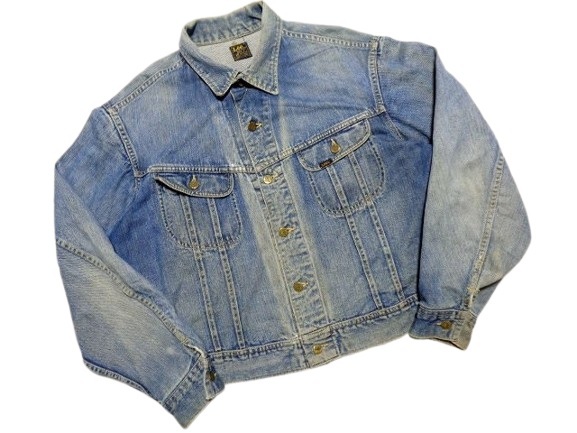 Yahoo!オークション - ビッグサイズ 48R 70s USA製 Lee 101-J 四角黒タ...