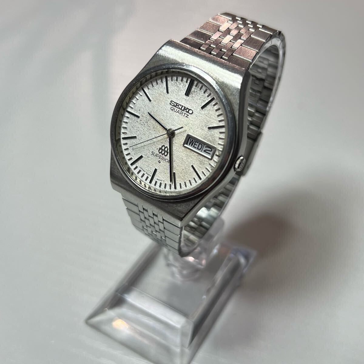 Yahoo!オークション - SEIKO クォーツ スーペリア 9983-8000メンズ 腕...