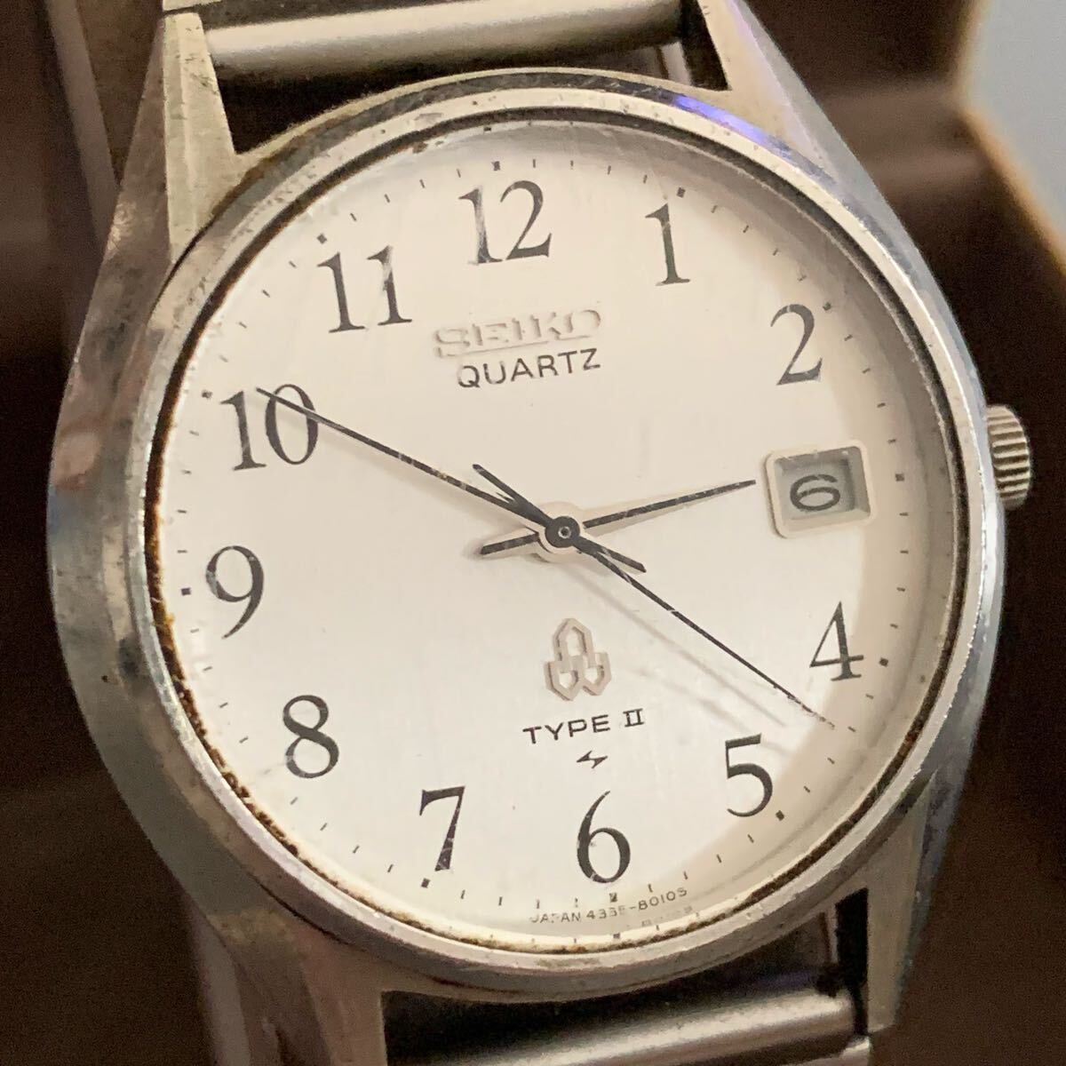 Yahoo!オークション - SEIKO Quartz type II 4335-8000 セイコー 腕時...