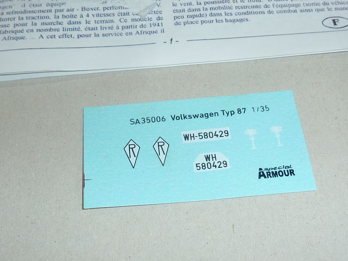 Yahoo!オークション - 欠品あり 1/35 フォルクスワーゲン タイプ87 MPM...