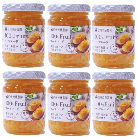 Yahoo!オークション - マーマレード 135g×6個 信州須藤農園 砂糖不使...