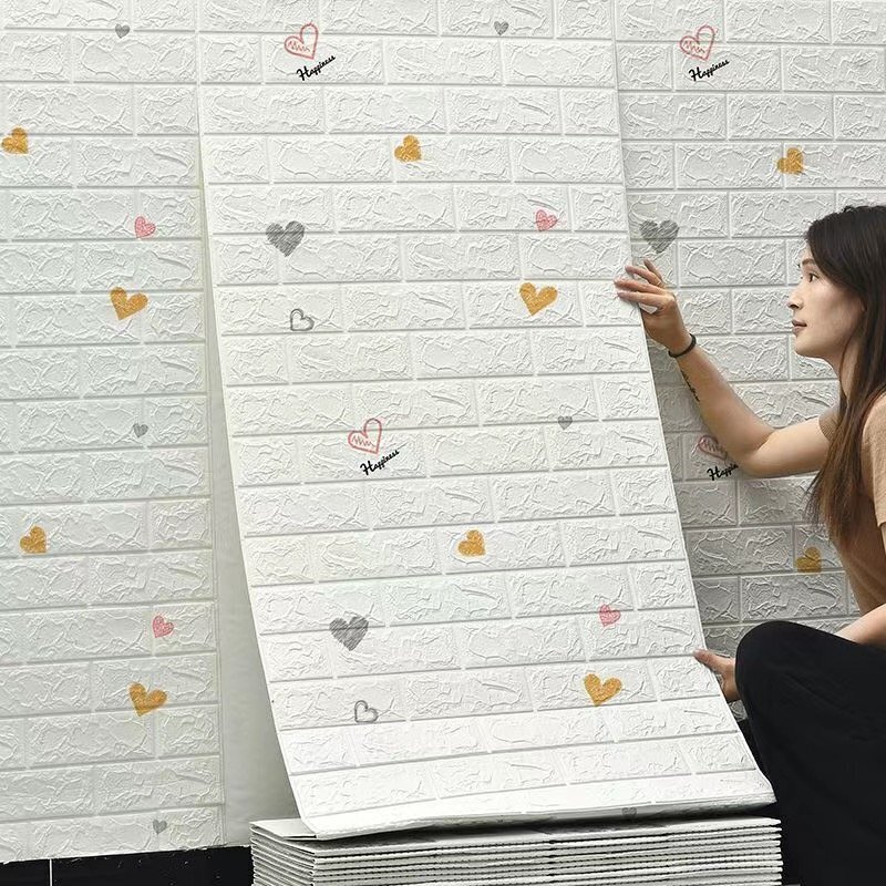 Yahoo!オークション - 50m 3D 壁紙 ウォールステッカー ウォールシート...