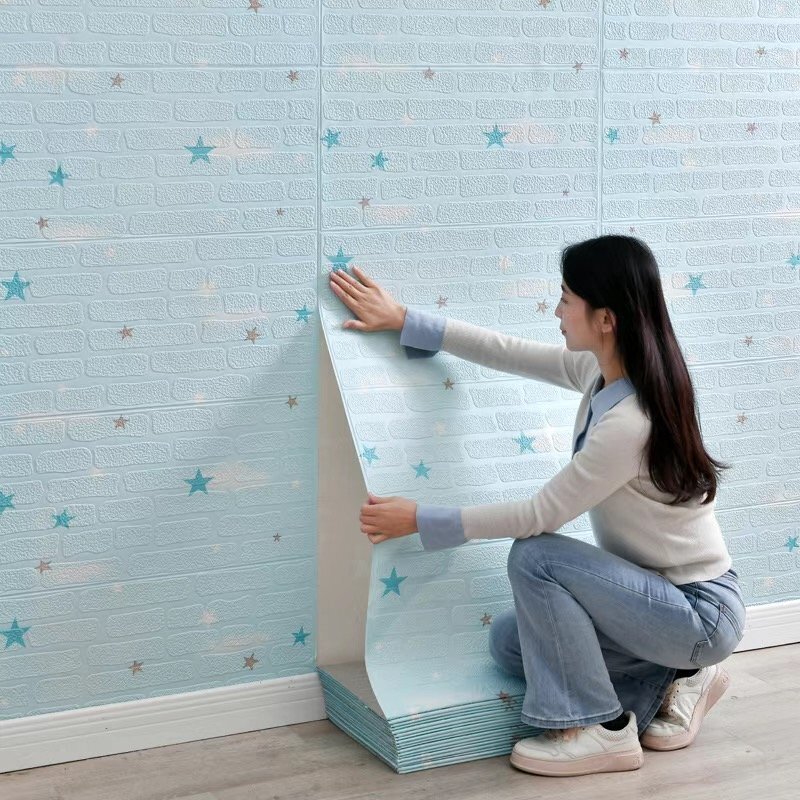 Yahoo!オークション - 50m 3D 壁紙 ウォールステッカー ウォールシート...