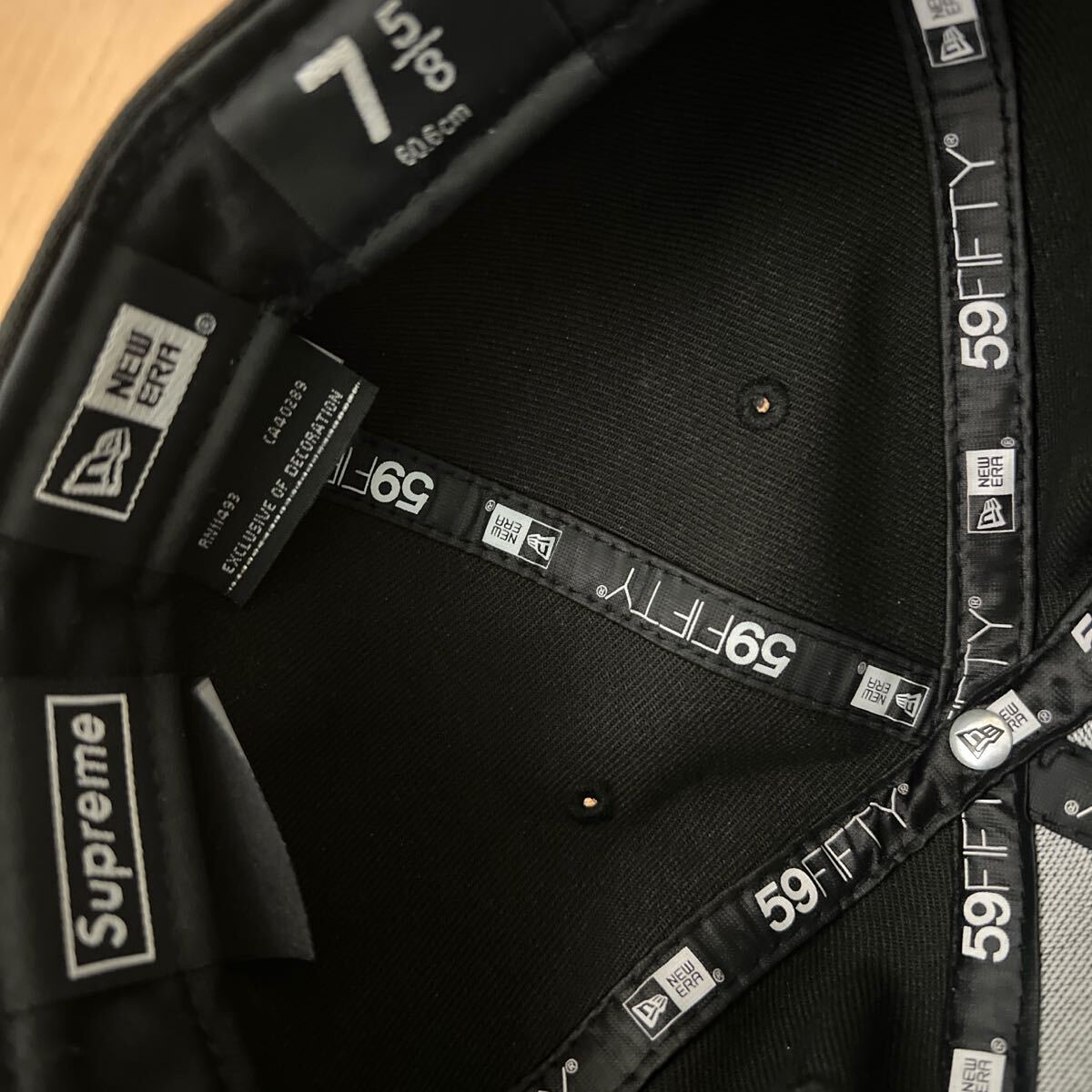 Yahoo!オークション - Supreme 22FW S Logo New Era 7-5/8 60.6cmシュ...