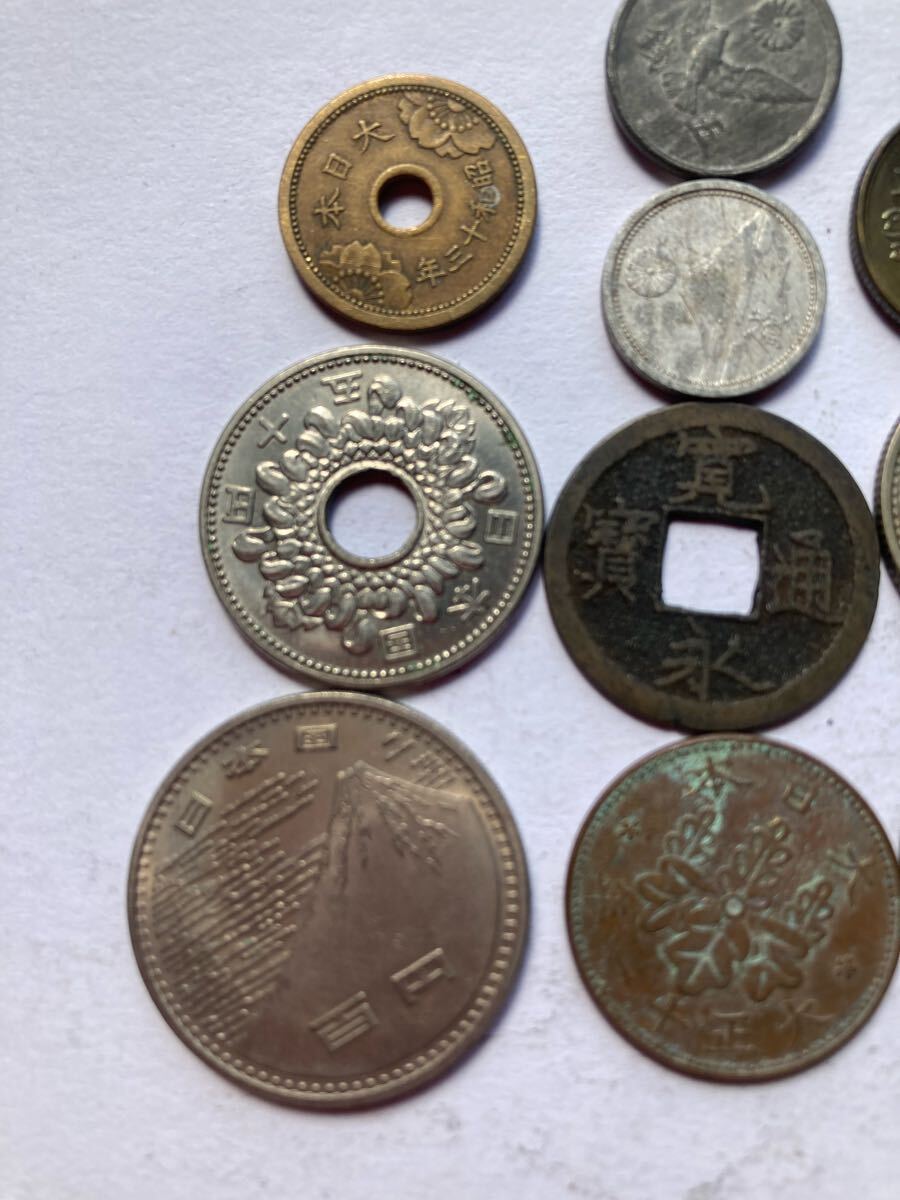 Yahoo!オークション - A123 古銭下書き【古銭 硬貨 おまとめ10枚セット...