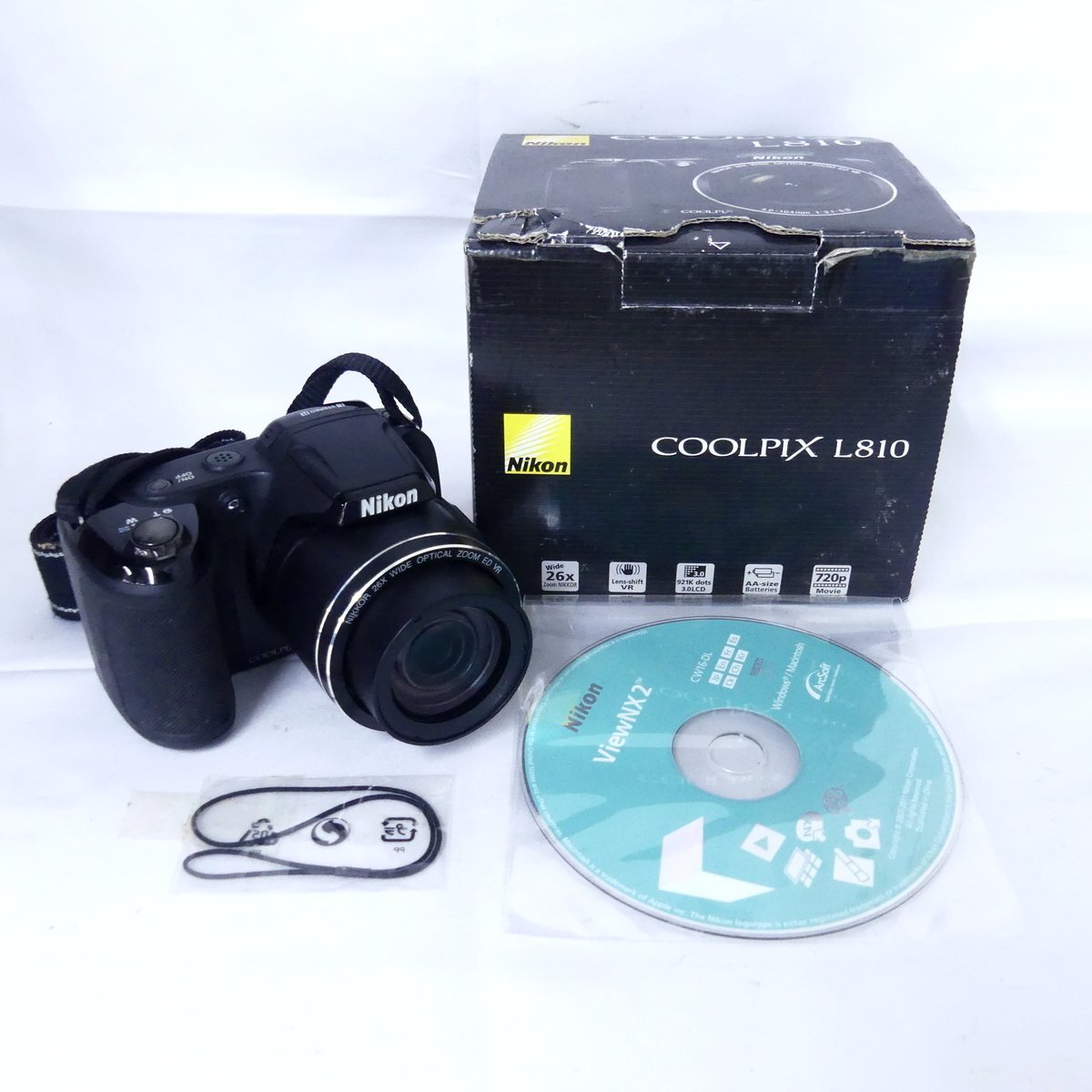 Yahoo!オークション - Nikon ニコン COOLPIX L810 単3電池使用 デジタ...
