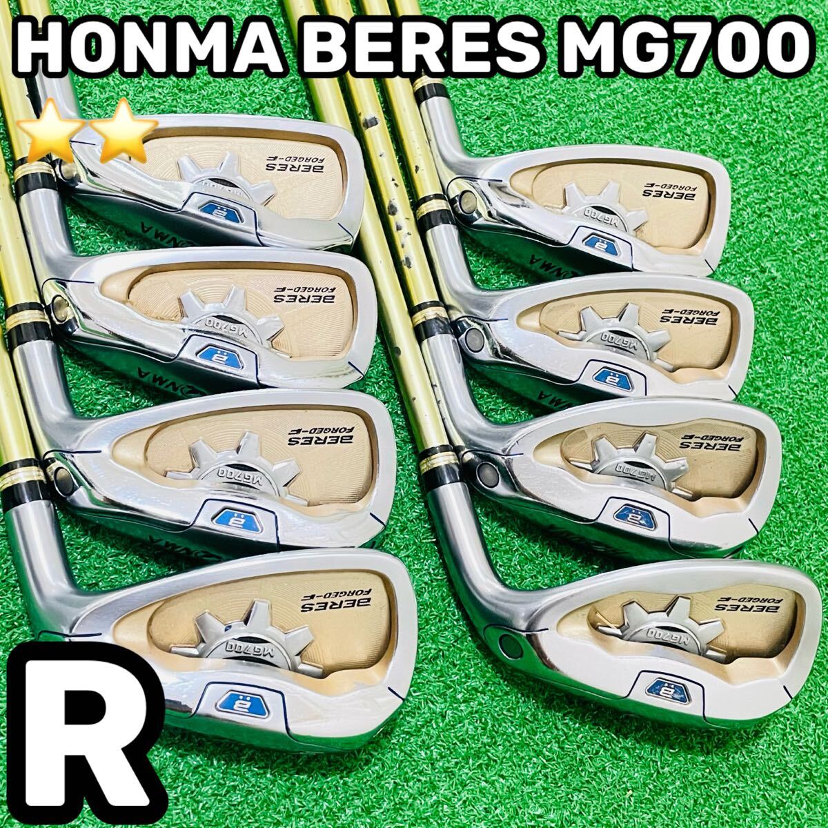 8686 HONMA BERES MG700 2S ホンマゴルフ 本間ゴルフ ベレス 星2つ ARMRQ UD 49 フレックスR メンズ 右利き アイアン8本セット(ホンマ)｜売買された ...