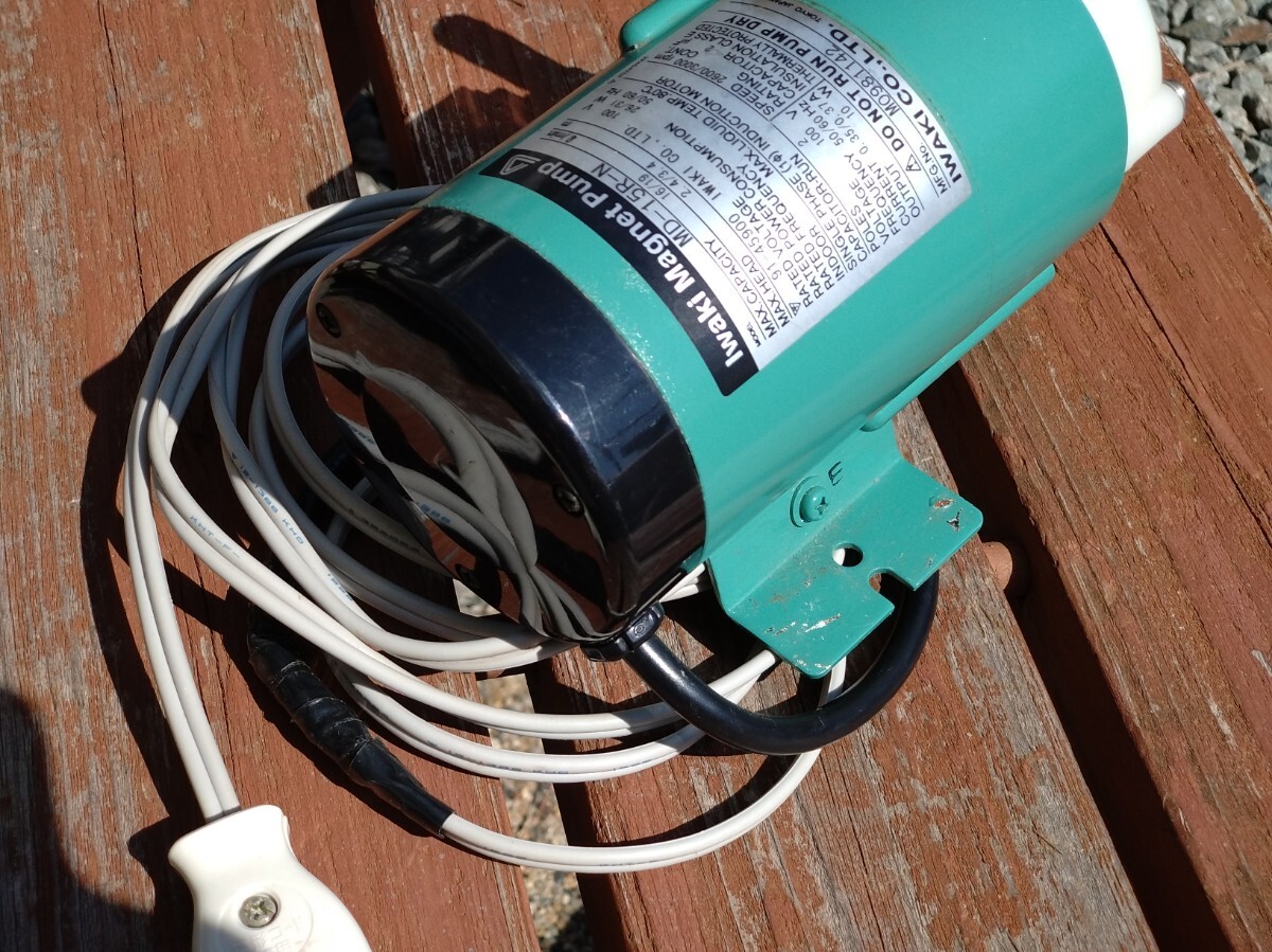 Yahoo!オークション - イワキ レイシーマグネットポンプ MD-15R-N ① ...