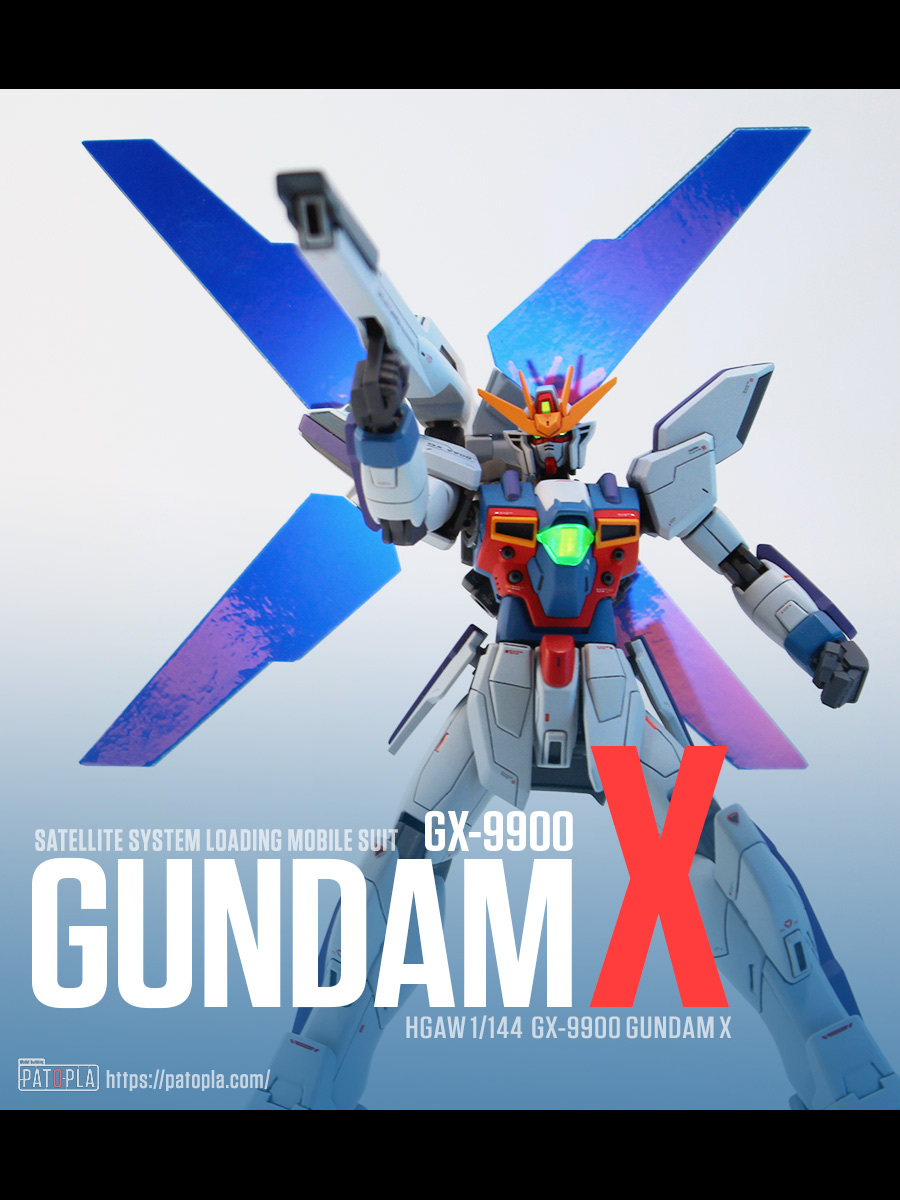 Yahoo!オークション - HGAW 1/144 ガンダムX 改修・全塗装品 【HG エッ...