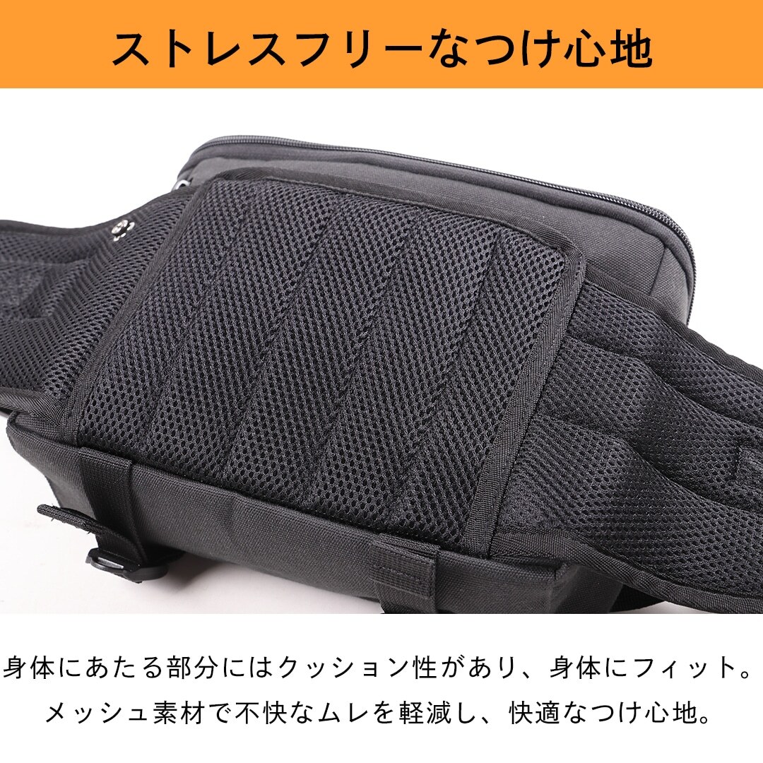 Yahoo!オークション - DEGNER(デグナー) ヒップバッグ NB-179 BLACK(ブ...