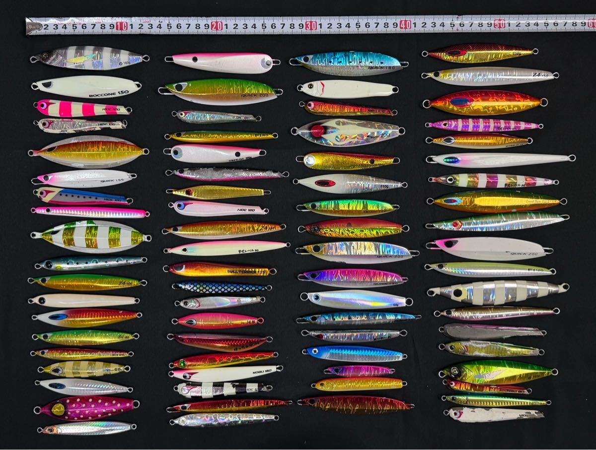 Yahoo!オークション - SG-234 SW ジギング メタルジグ 大量 75個 約9㎏...