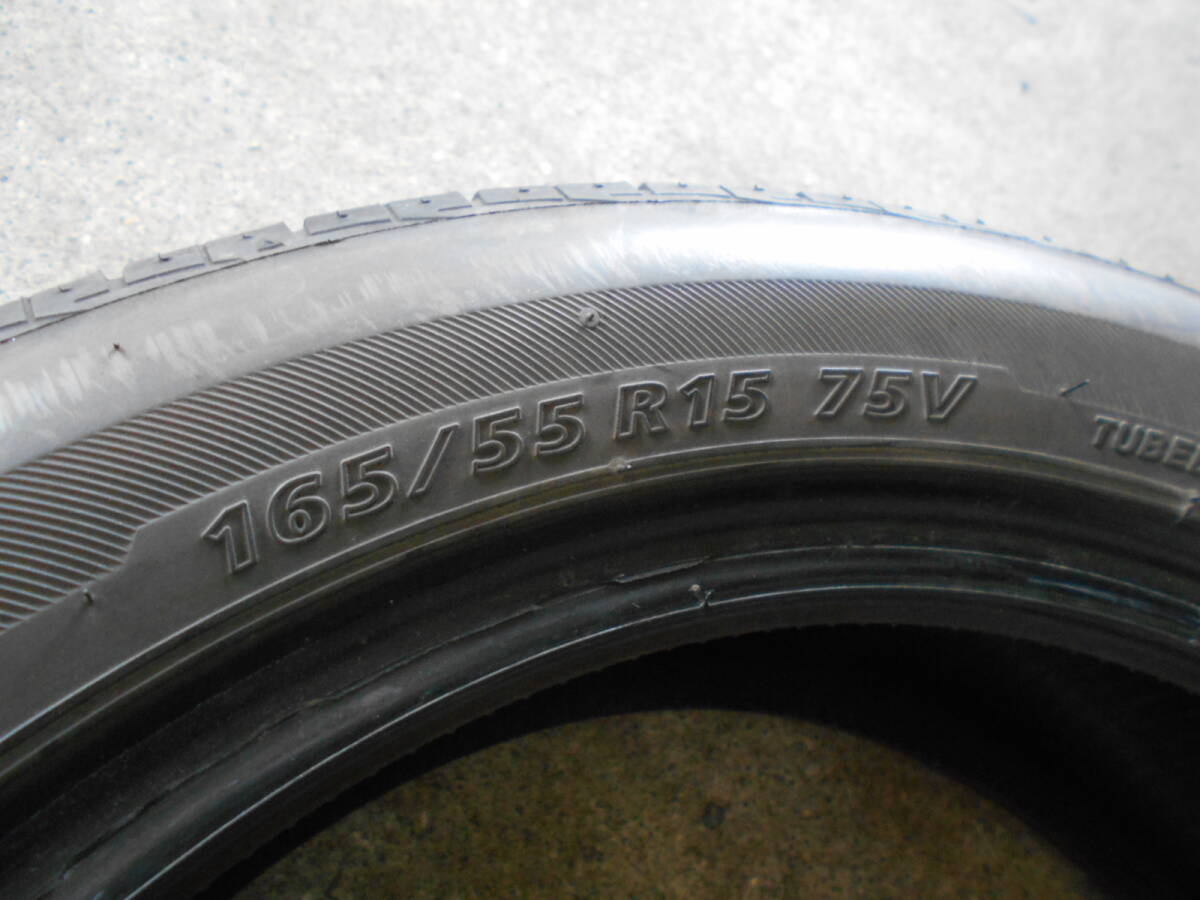 Yahoo!オークション - M709 165/55R15 165/55-15 165-55-15 中古2本 NE...