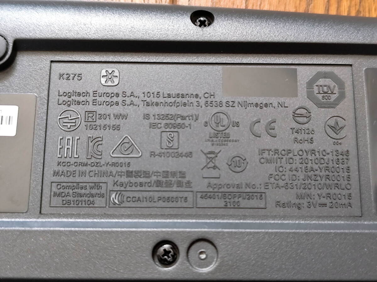 Yahoo!オークション - Logi ロジクール ワイヤレスキーボード K275