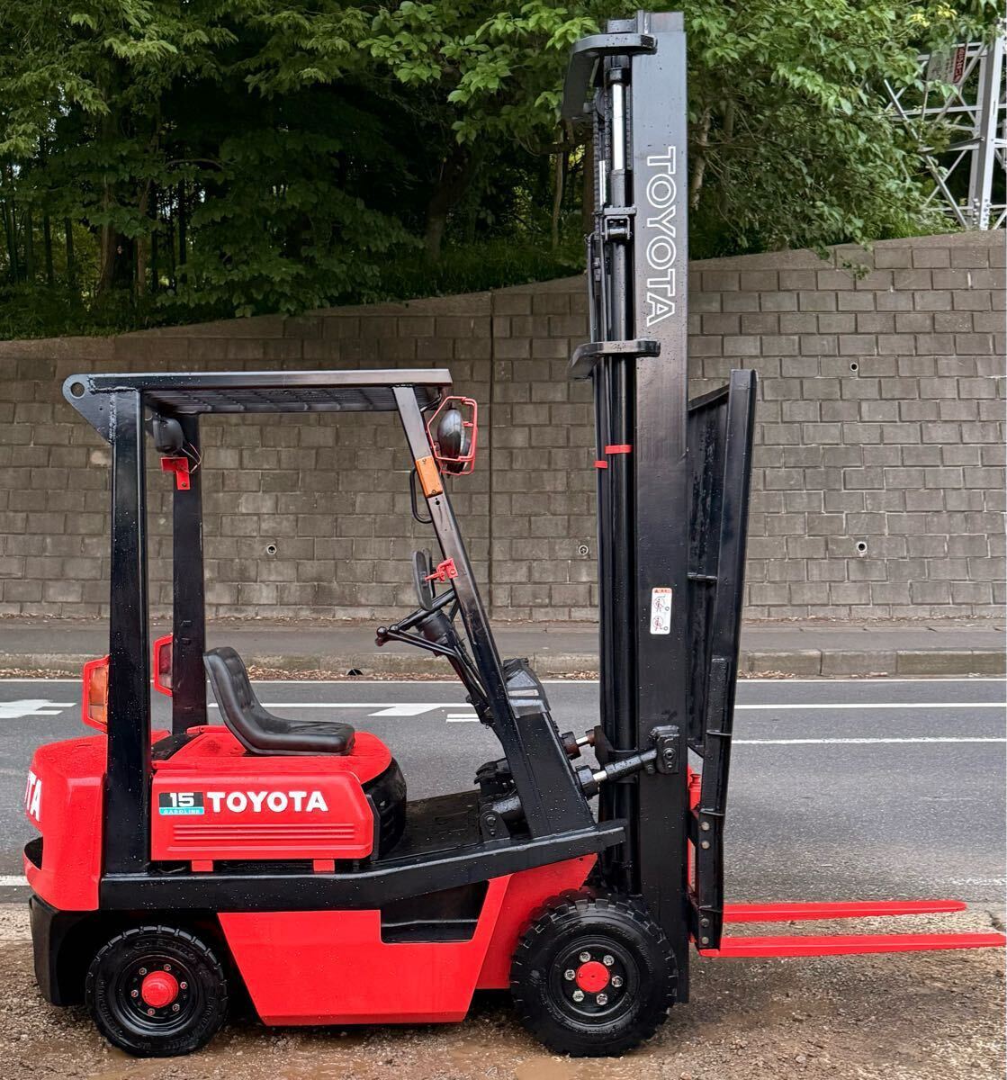 Yahoo!オークション - トヨタフォークリフト 4FG15 ガソリン車 AT 1.5...
