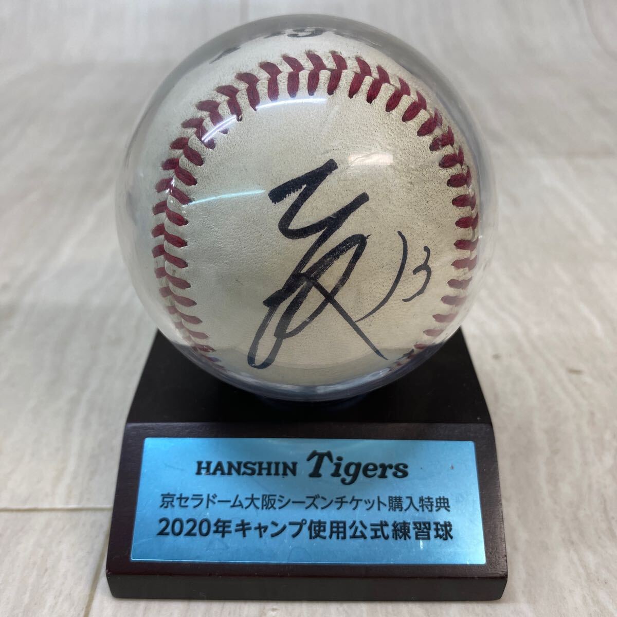 Yahoo!オークション - D122 HD-250617-52 阪神タイガース サインボール...
