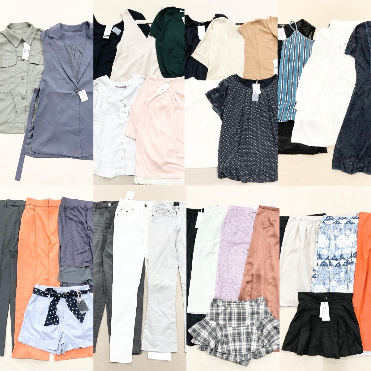 Yahoo!オークション - 未使用 タグ付き 33点 まとめ UNIQLO GRL GU KO...