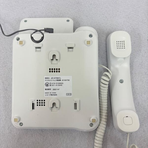 Yahoo!オークション - L207-O48-1324 SHARP シャープ デジタルコードレ...