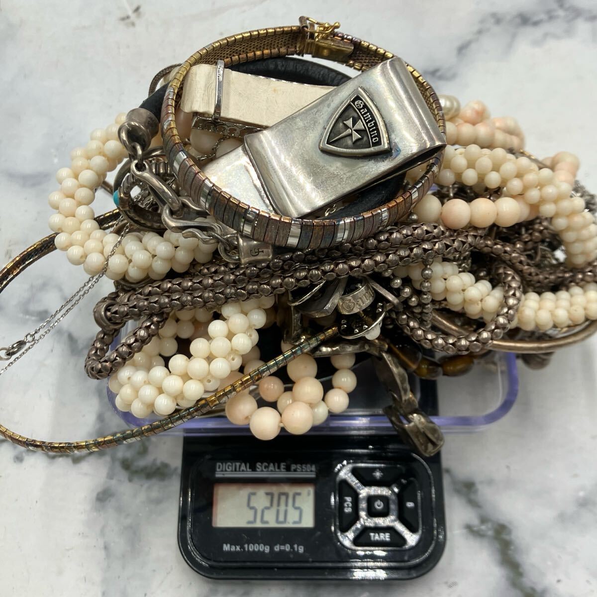 Yahoo!オークション - $500gオーバー 貴金属アクセサリー シルバーアク...