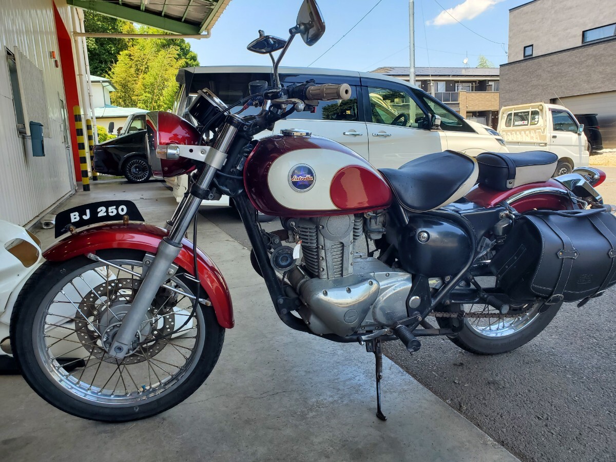 Yahoo!オークション - 格安 BJ250A エストレヤ 55648km セル始動 BJ2...