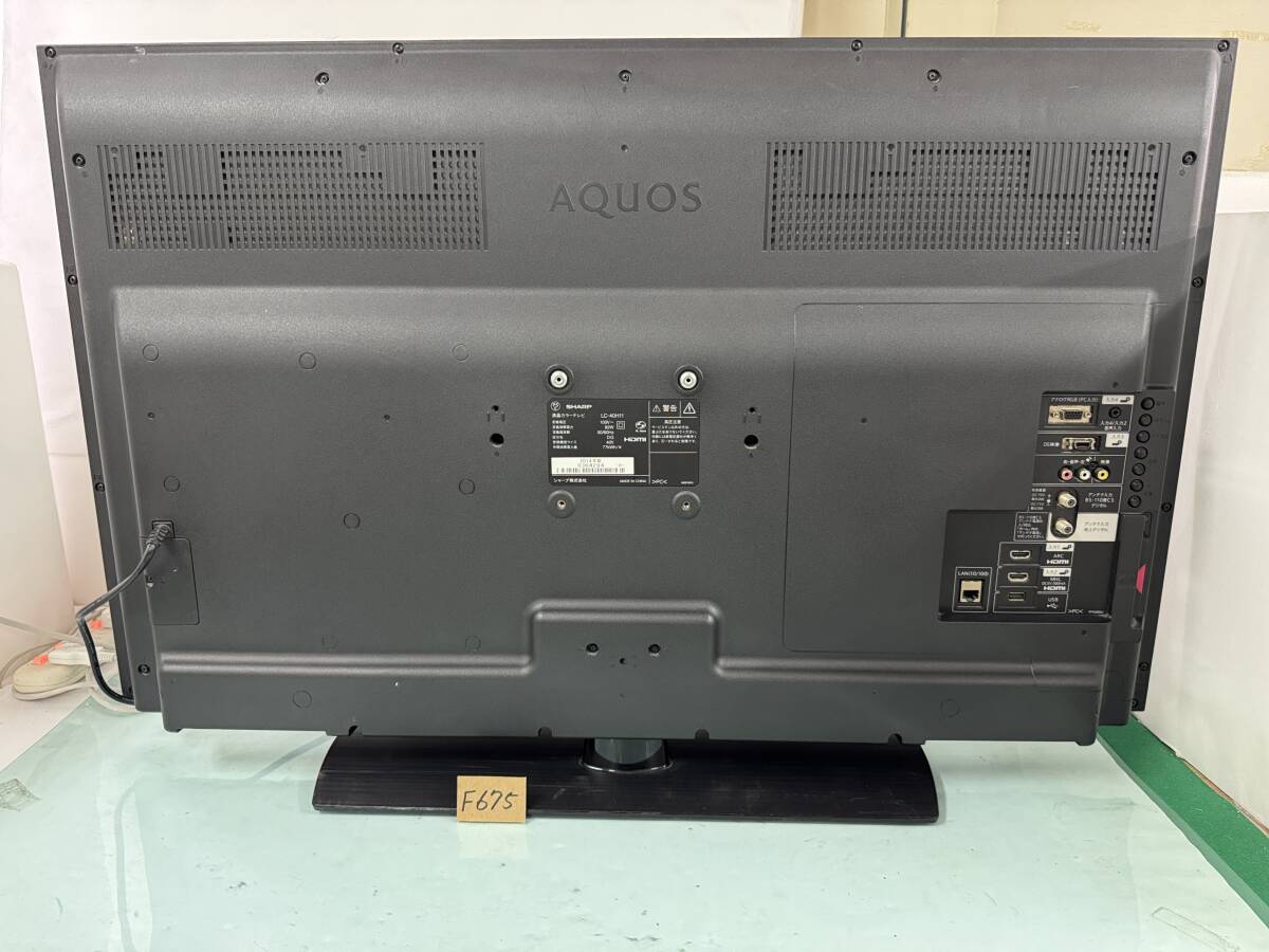 Yahoo!オークション - F675 シャープ AQUOS 40型 LED 液晶テレビ 2...