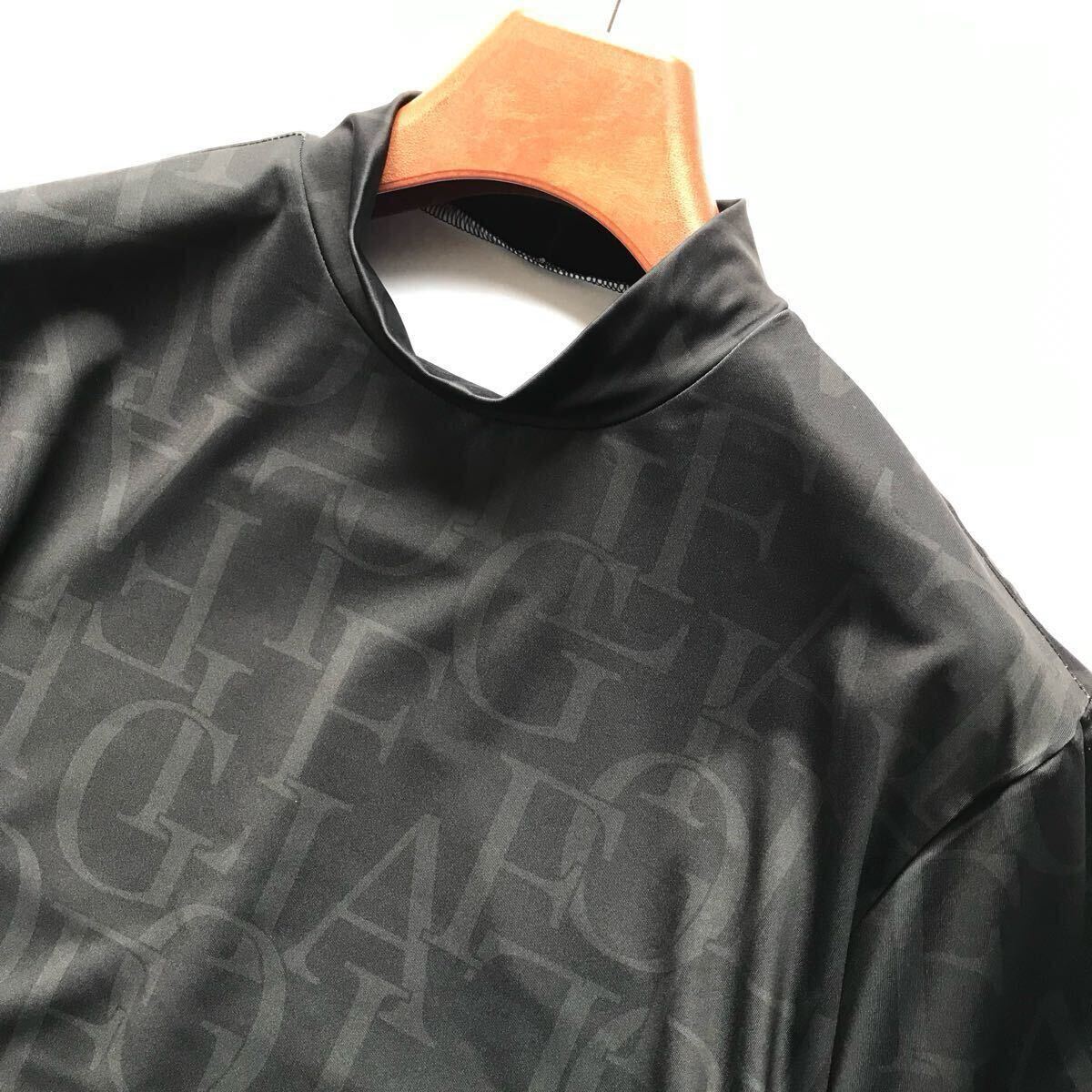 Yahoo!オークション - 105新品 【メンズM】黒 総柄 FILA GOLF モック...