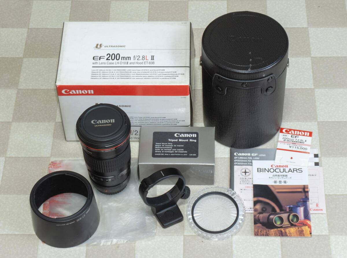 Canon キヤノン EF200mm/F2.8 LⅡ(キヤノン)｜売買されたオークション情報、yahooの商品情報をアーカイブ公開 - オークファン（aucfan.com）