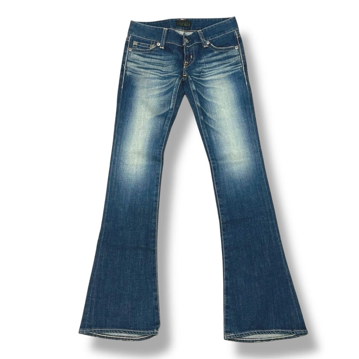 Yahoo!オークション - y2k moussy マウジー ブーツカット ストレッチ ...