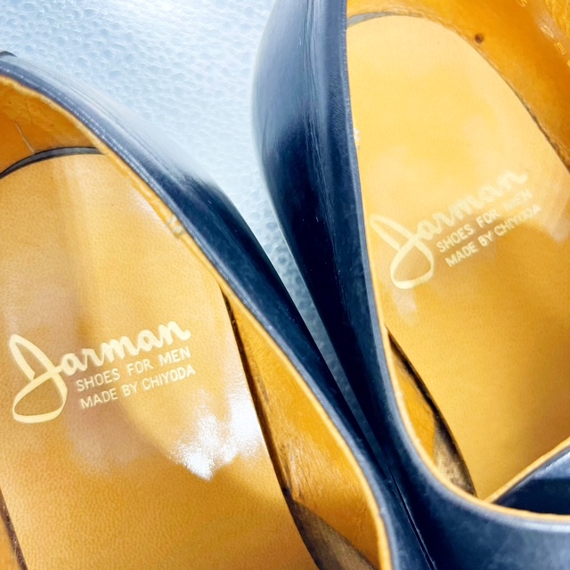 Yahoo!オークション - ジャーマン Jarman レザーシューズ/25.5EE/カジ...